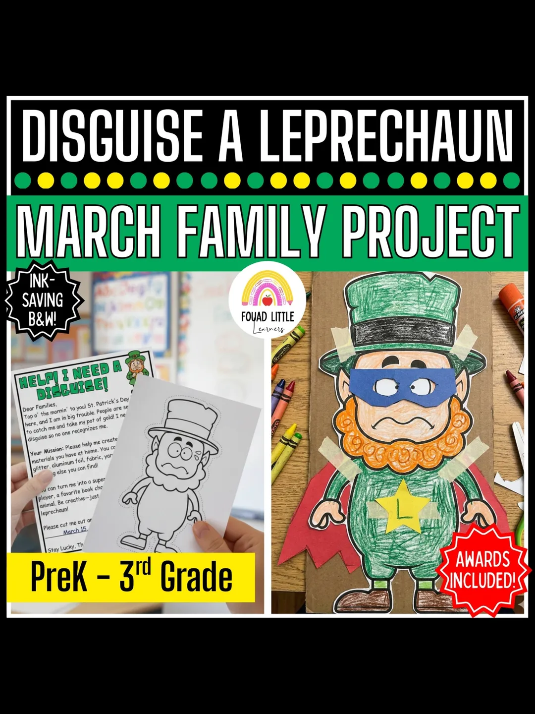 St. Patrick's Day Tissue Paper Craft, Patty's Day Shamrock Tear Art, St ...
