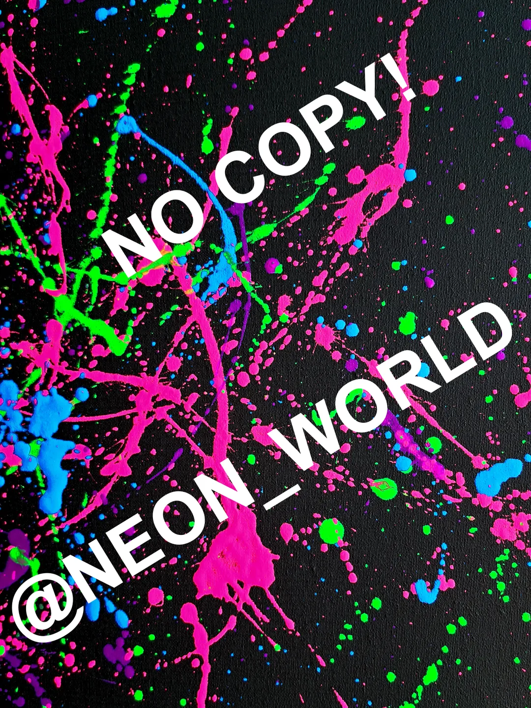 Digital art neon splash for design abstraction modern art contemporary ...