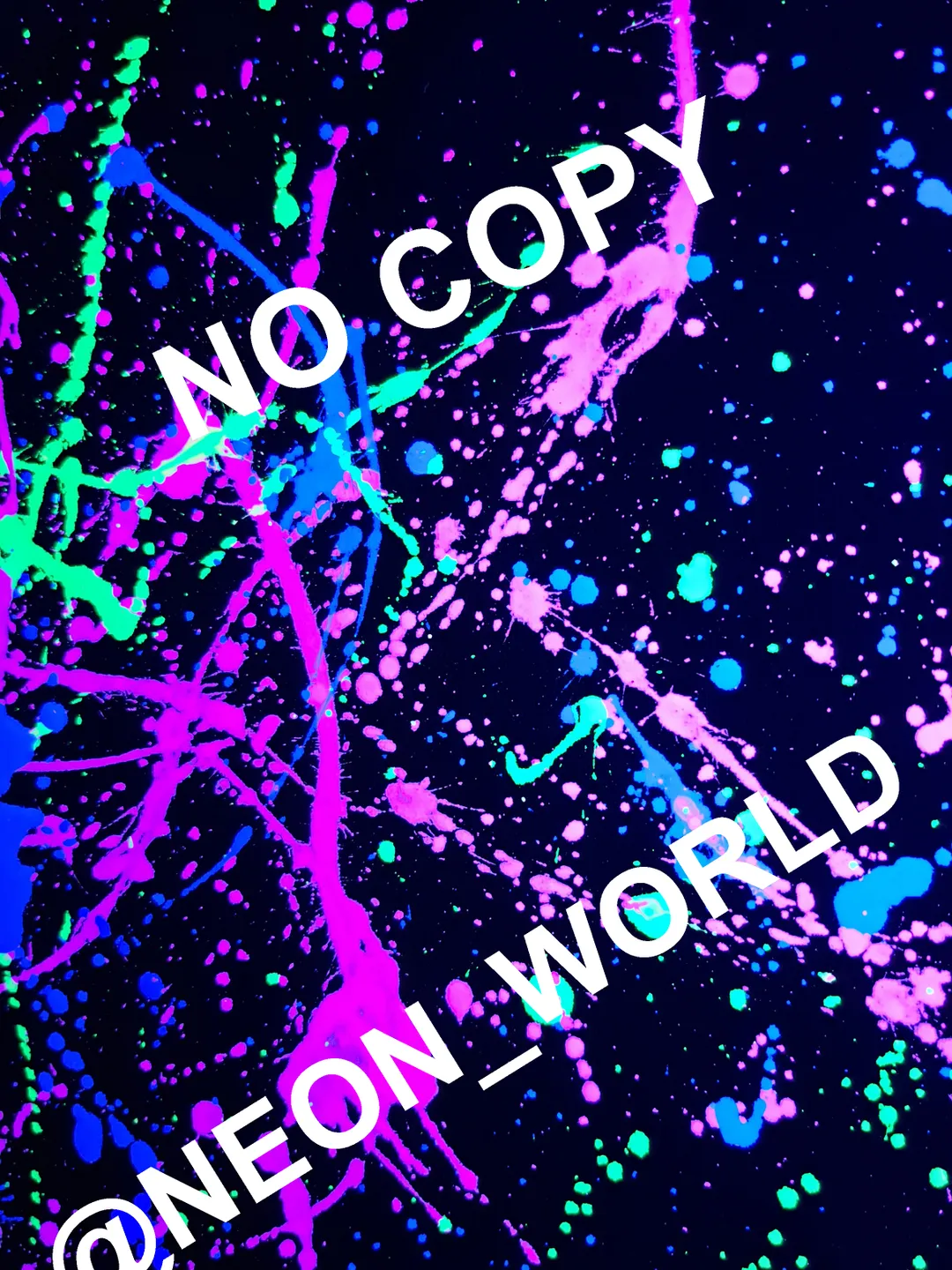 Digital art neon splash for design abstraction modern art contemporary ...