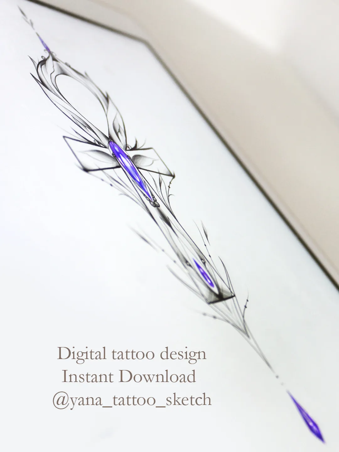 Ankh Tattoo Design For Females Egyptian Ankh Tattoo Stencil Idea Sketch ...