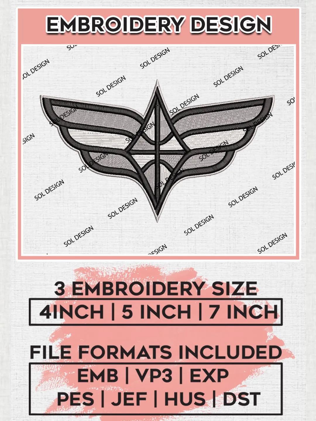 WNBA Las Vegas Aces Logo Embroidery Files, WNBA Las Vegas Team ...
