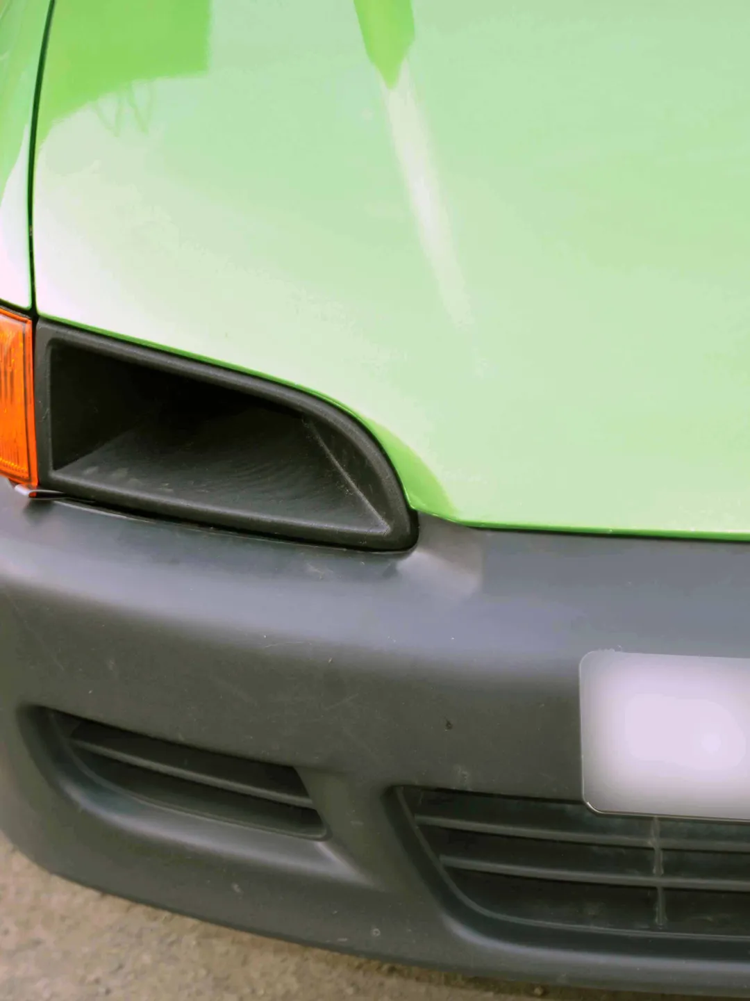 Air Duct scoop out headlights Password style for Honda Civic Eg Ej 92-95