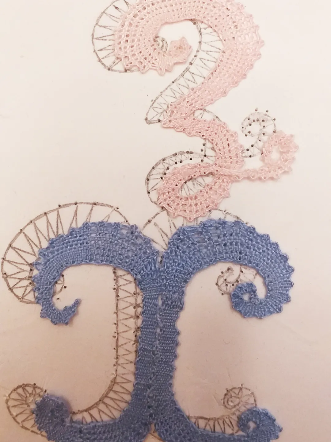 Alphabet Letters A-Z Lace Bobbins Template PDF