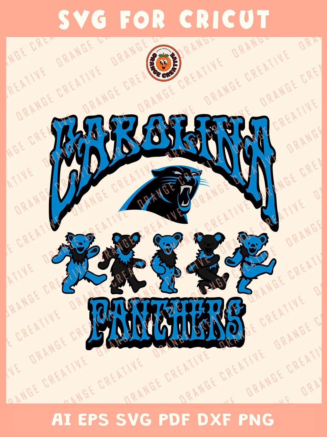 Carolina Panthers Team Est 1995 Logo Svg, NFL Football Team Svg, NFL ...