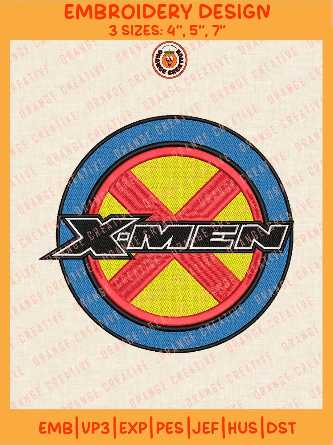 X-men Superhero Logo Embroidery Files, X-men Movie Embroidery Designs ...