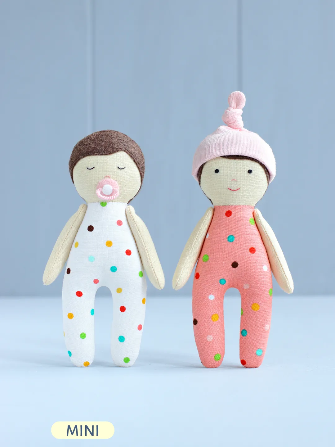 Easy Pig Doll Sewing Pattern PDF with Shirt and Shortalls