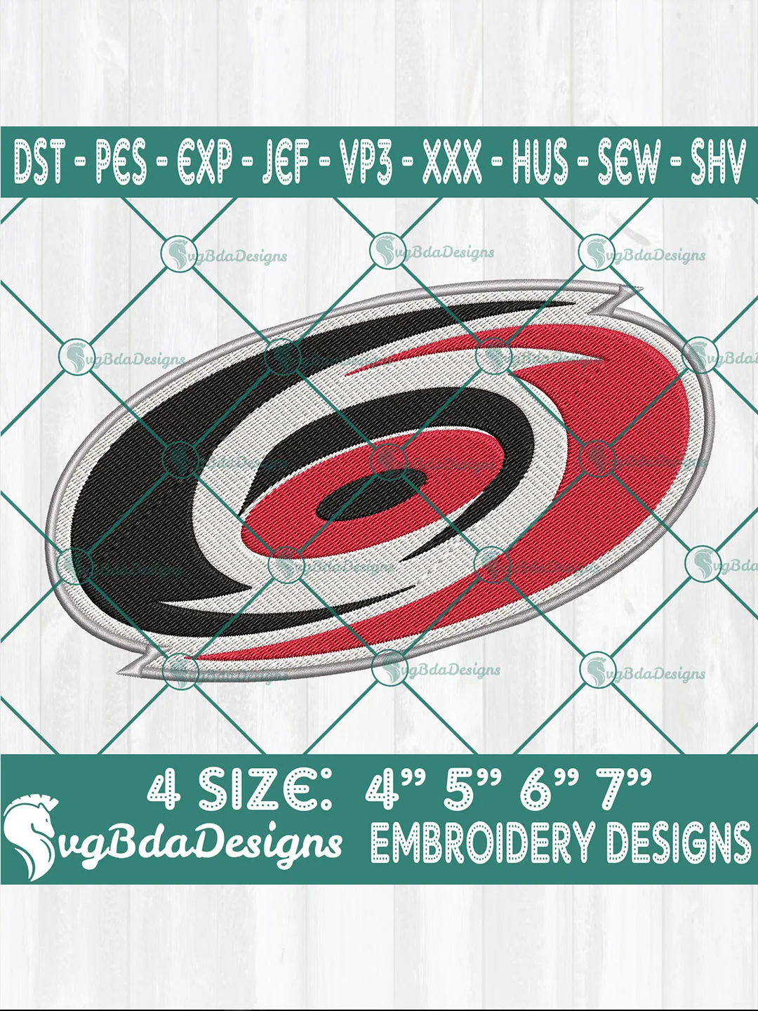 Carolina Hurricanes Embroidery Designs | NHL Hockey Logo Digital ...