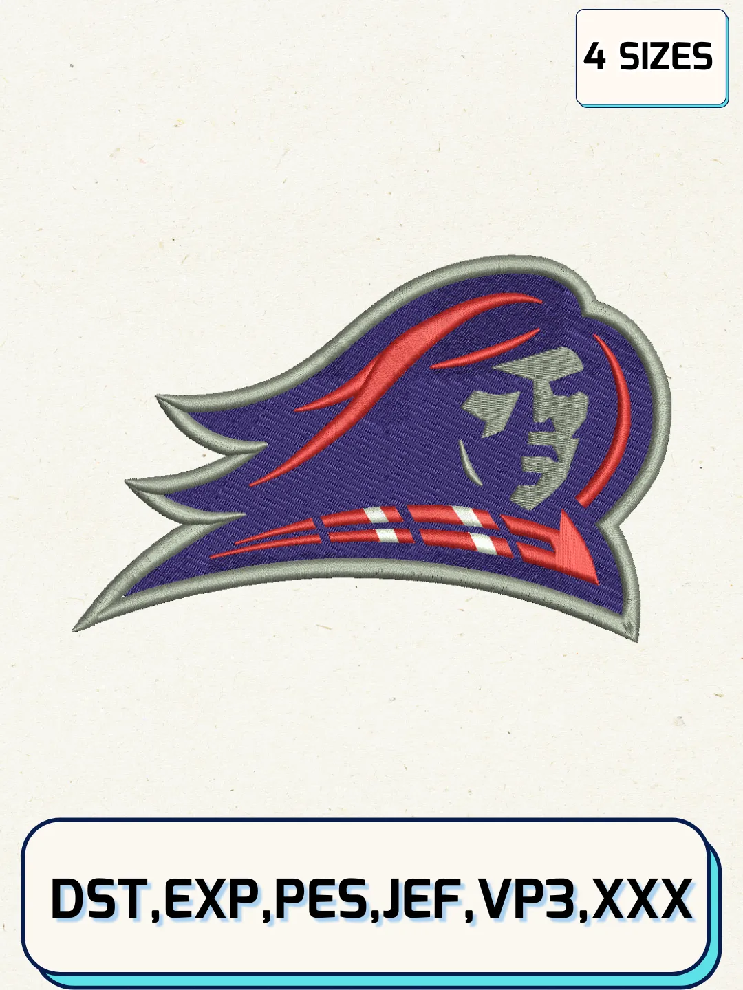 NJIT Highlanders Logos Embroidery Design Files, NCAA Logos Embroidery ...