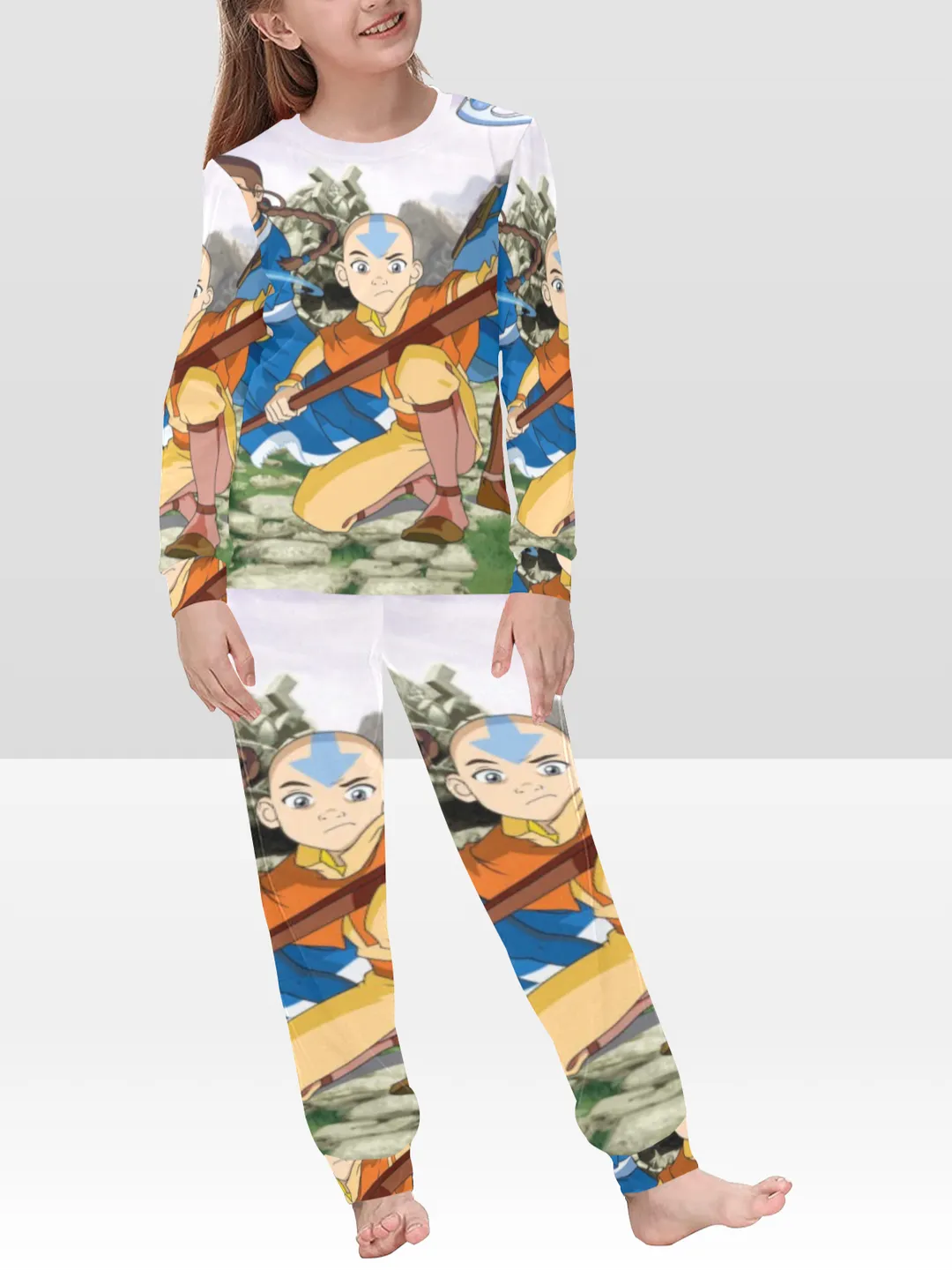 Avatar Last Airbender Kids Girls Pajamas Set, PJ Set pajama loungewear ...