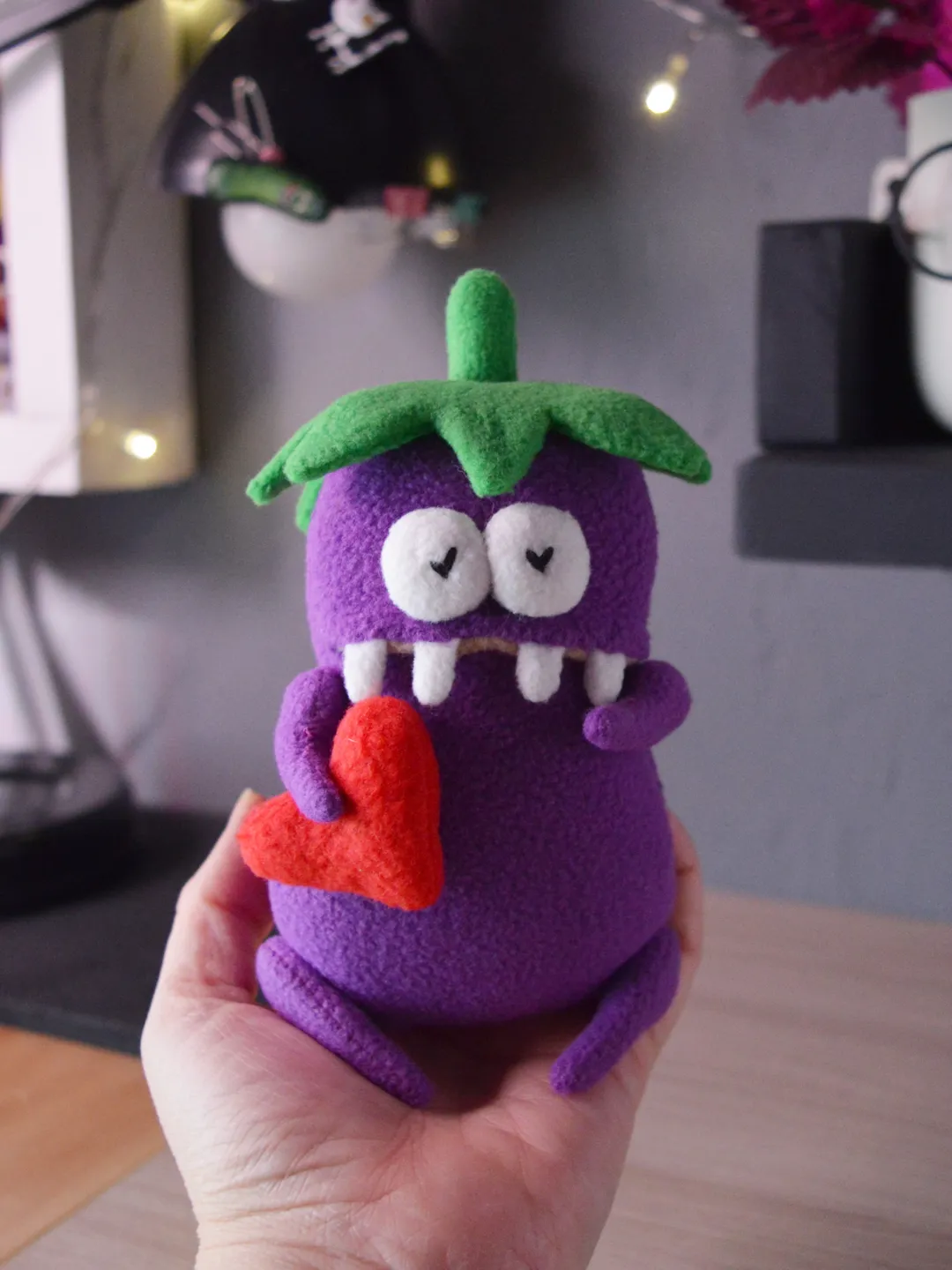Vegetable Plush Toy Set – 5 PDF Patterns. Fleece Softies