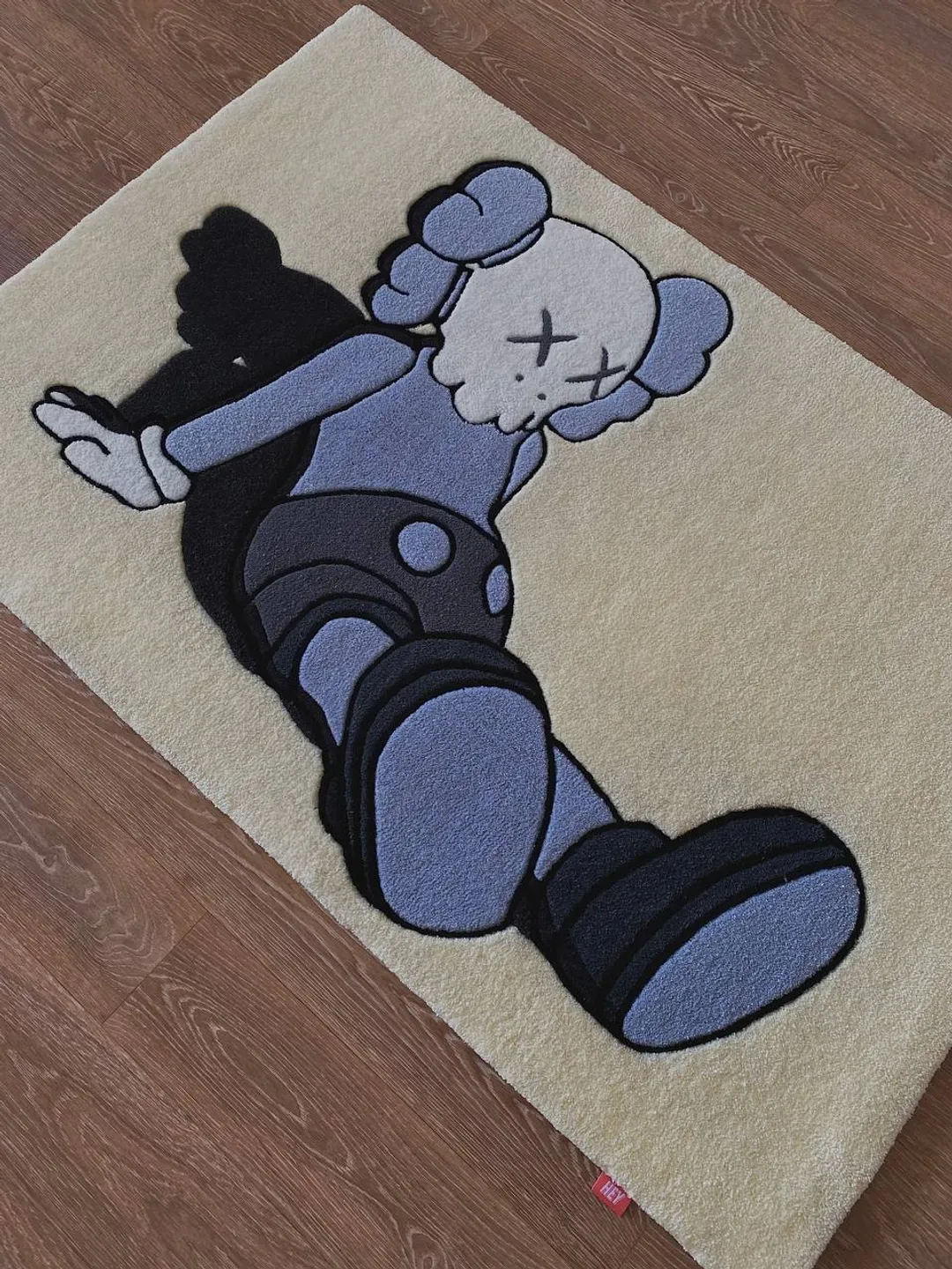 Gray KAWS Carpet