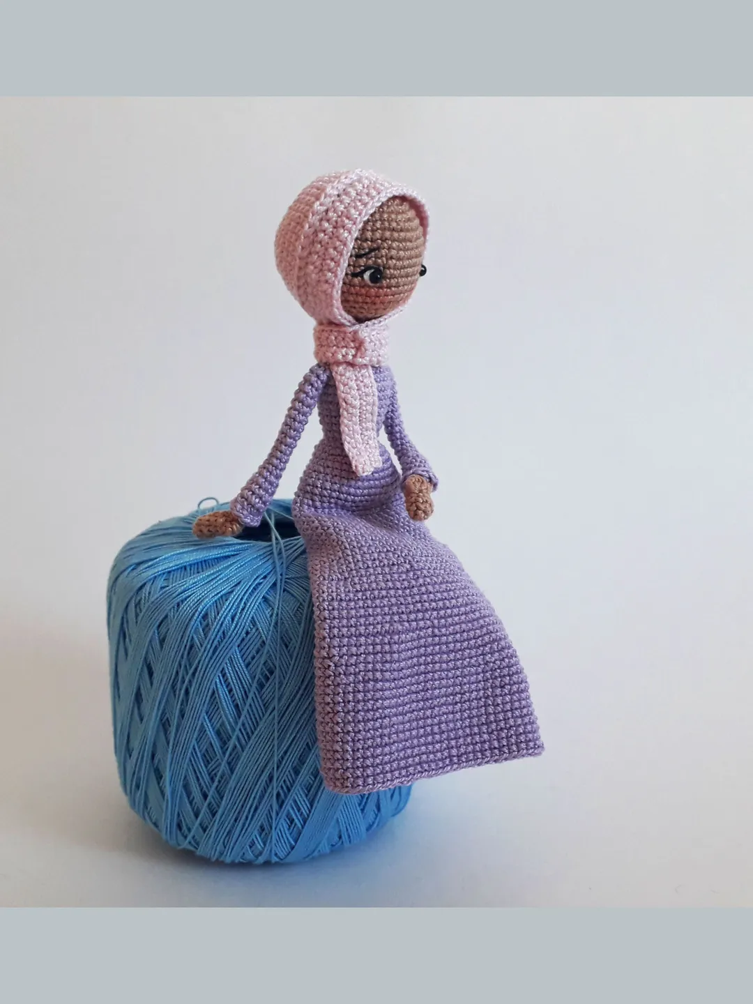 Pattern Crochet Doll in Hijab, Islamic Crochet Doll, Pattern Muslim Girl