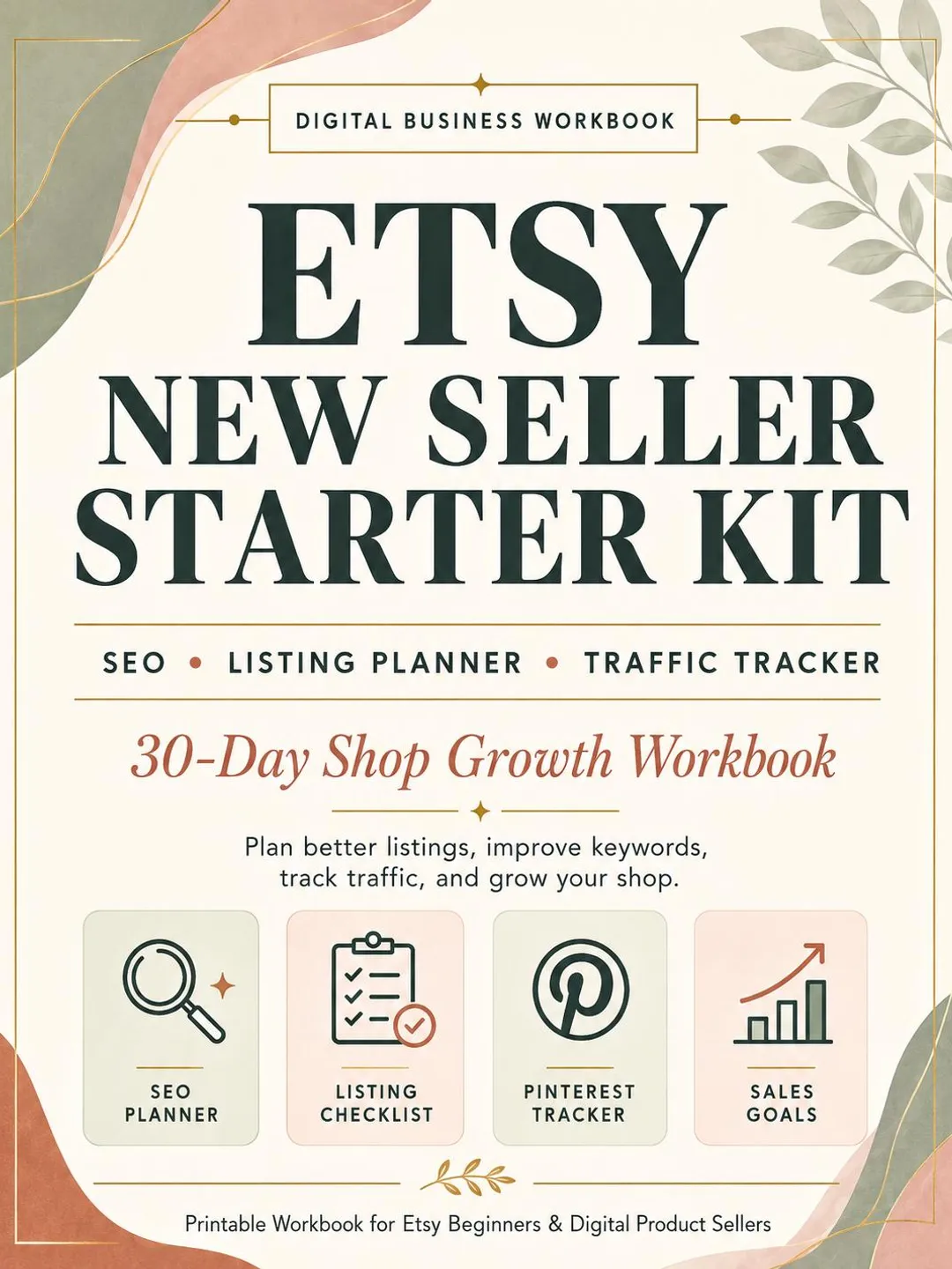 ballwool Seller Planner, New Shop Starter Kit, ballwool SEO Checklist