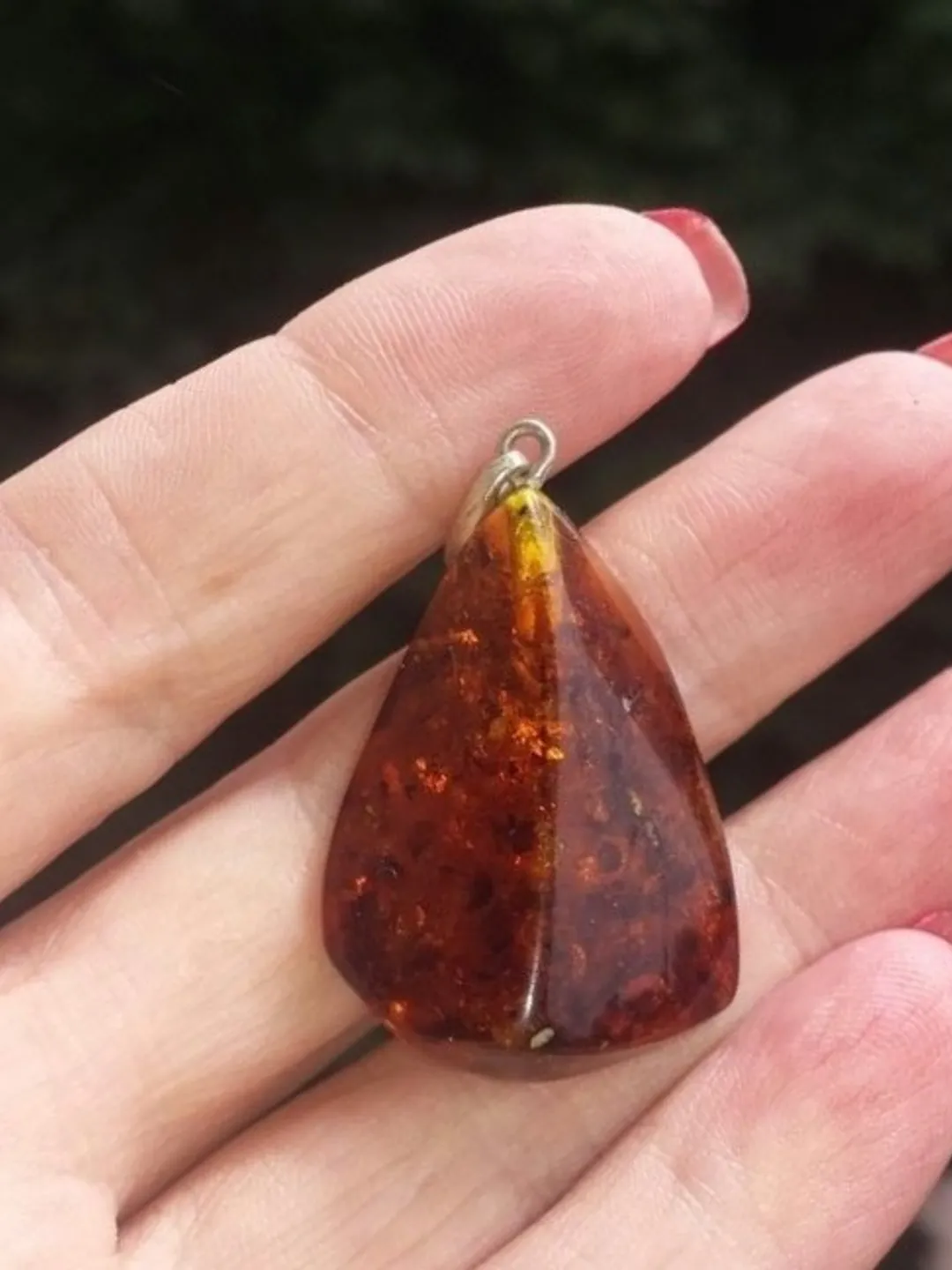 Genuine Amber Amulet Pendant Necklace Jewelry Christmas Birthday Gift ...