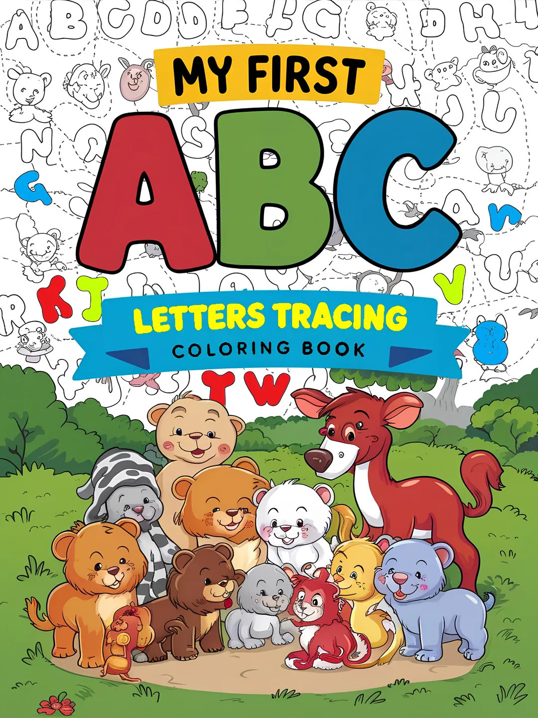 ABC Animal Coloring Book for Kids | Alphabet Animals A–Z Coloring Pages ...