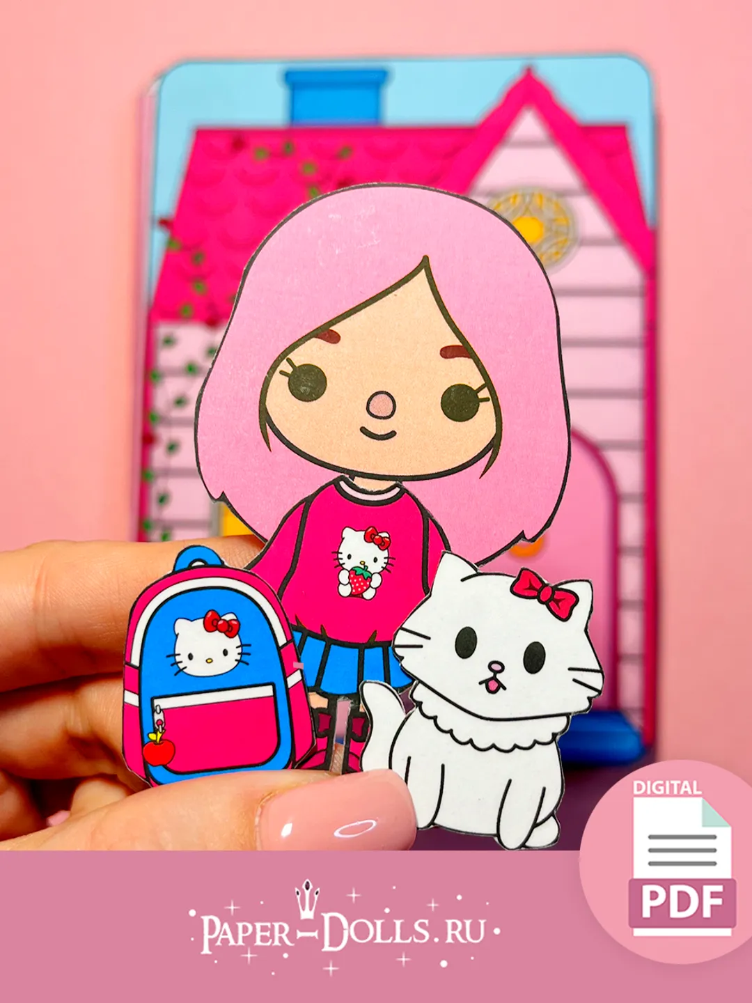 Toca Boca Paper Dolls with Clothes