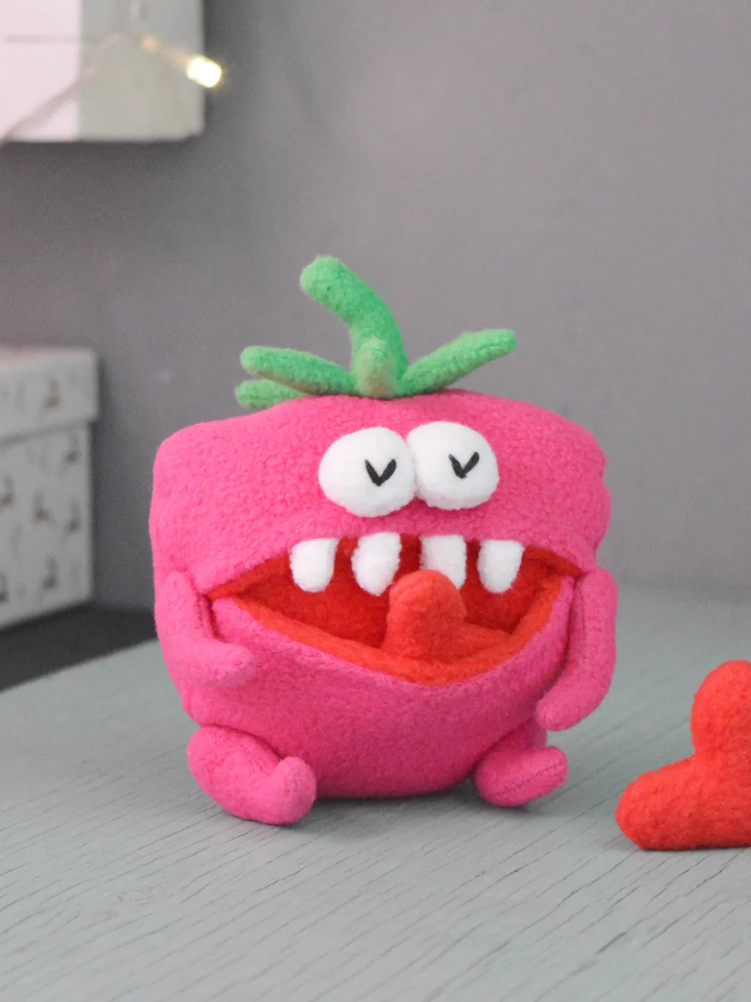 Plush Fleece Toy Pattern – Raspberry Softie PDF Tutorial