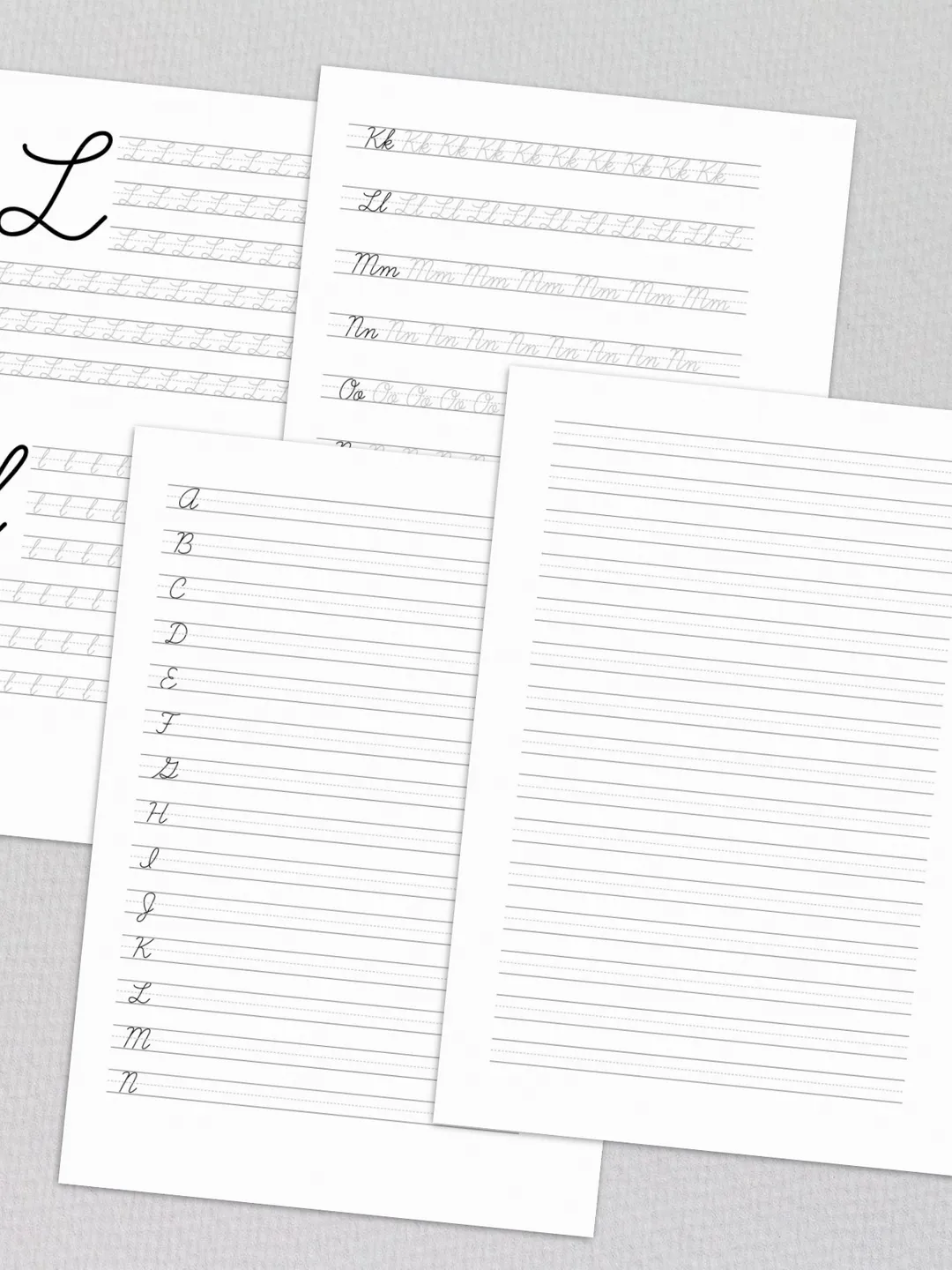 Cursive Alphabet Tracing Worksheets, handwriting practice, practice ...