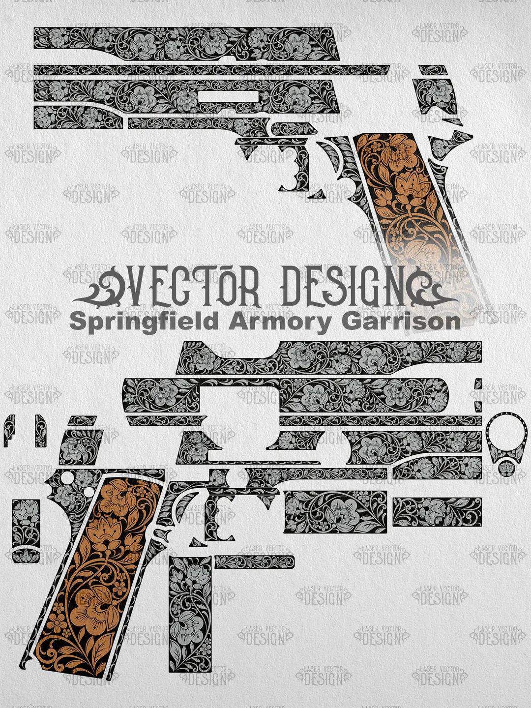 VECTOR DESIGN Springfield Armory Garrison Khokhloma