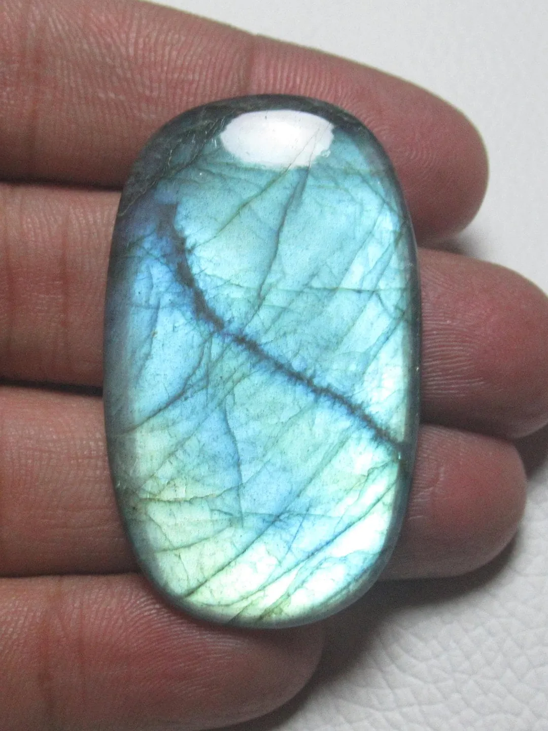 Natural Malachite Cabochon Loose Semi Precious Flat Back Gemstone