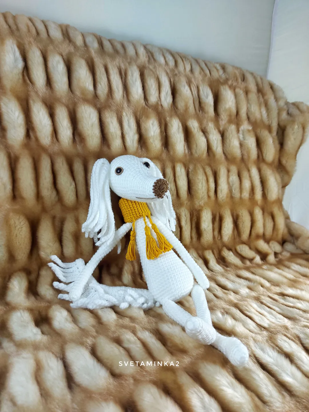 Saluki Crochet Dog Pattern Amigurumi Persian Greyhound Arabian Hound ...