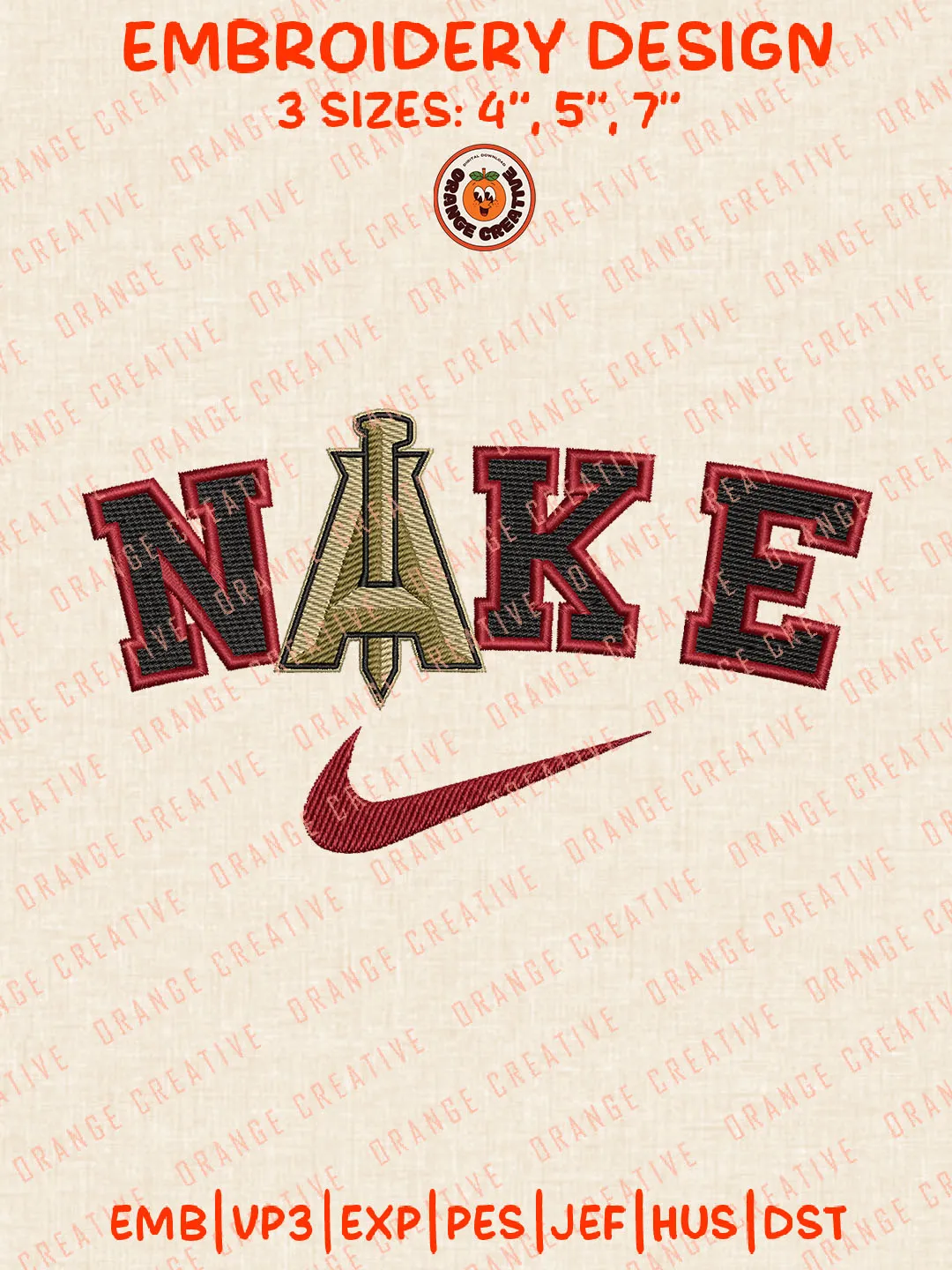 Ni.kee Atlanta United FC Logo Embroidery Files, MLS Atlanta United FC ...