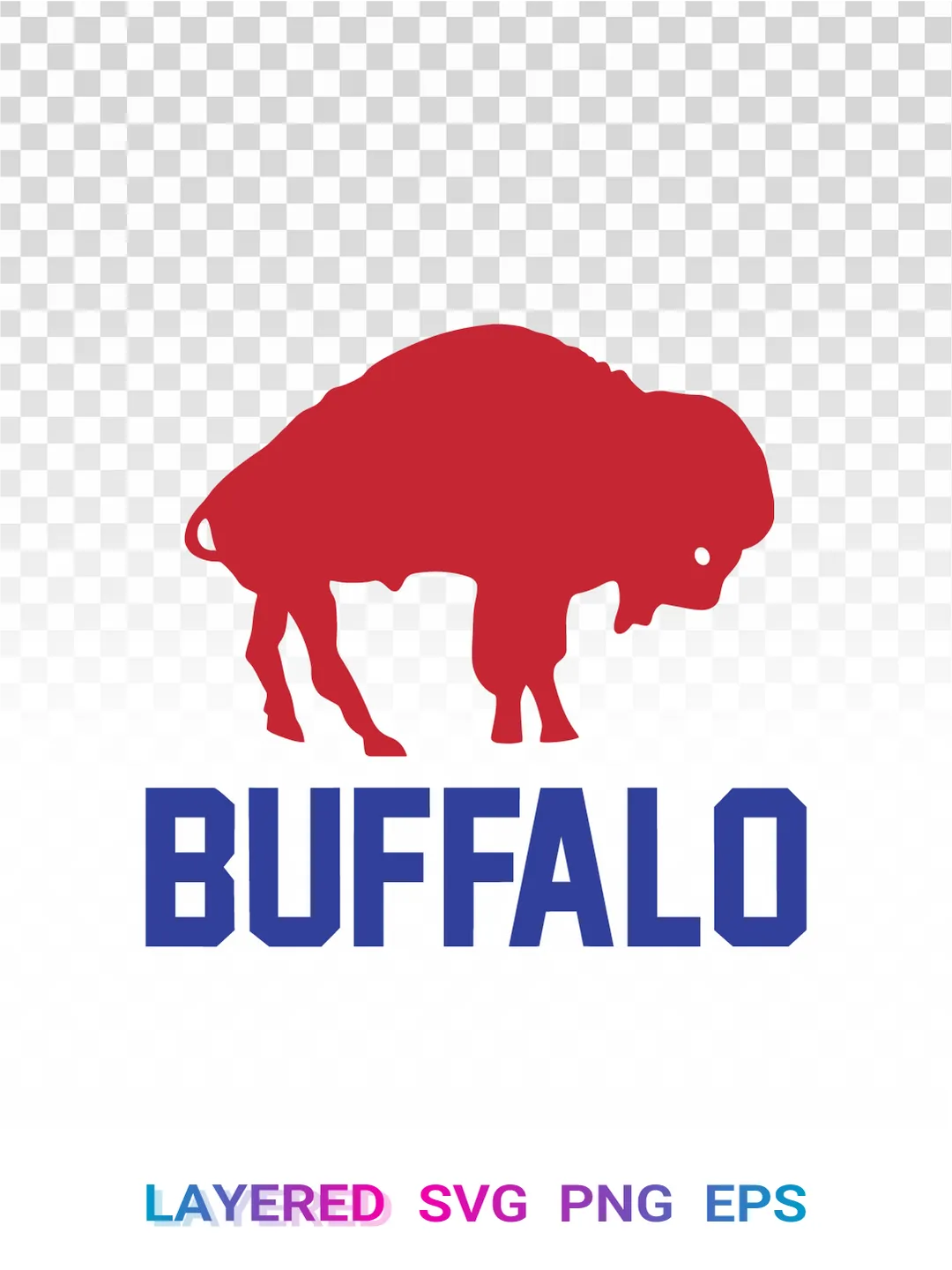 😎 Buffalo Bills SVG PNG, Cool NFL Mascot Cricut Clipart