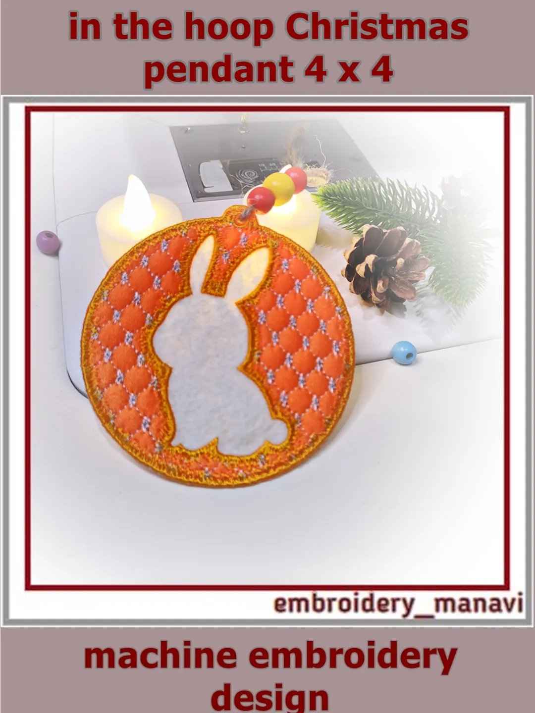 In the hoop 3D embroidery design flower 4x4