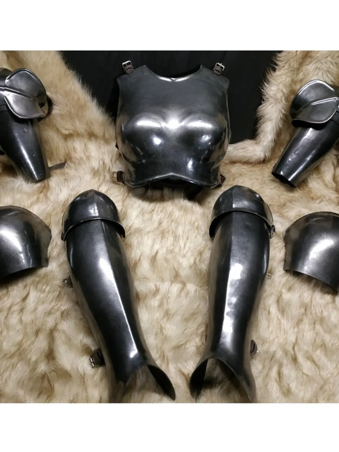 Silver Knight armor - Warhammer armor - NOT FOAM - LARP armor - plastic ...