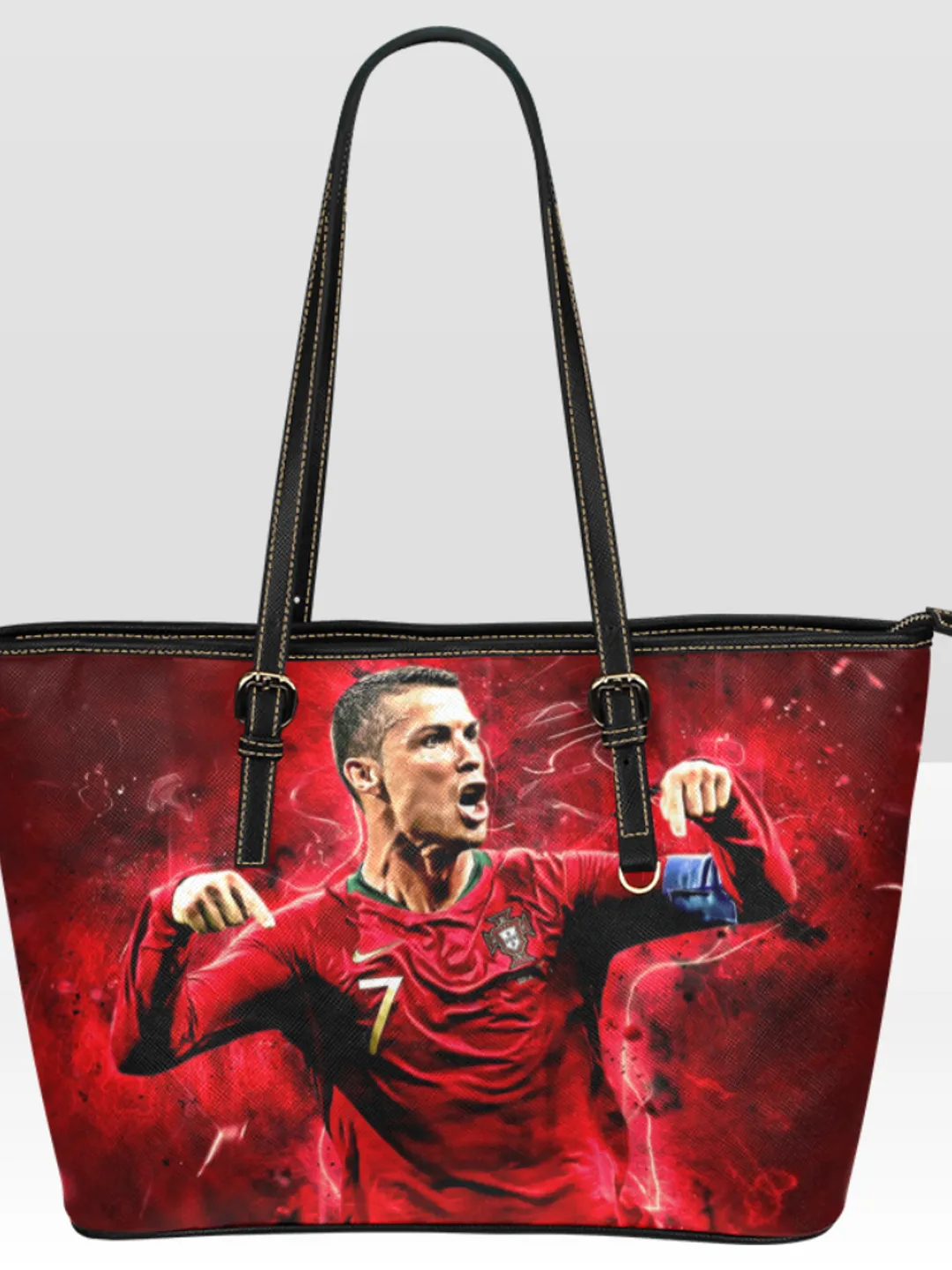 Cristiano Ronaldo CR7 Leather Tote Bag