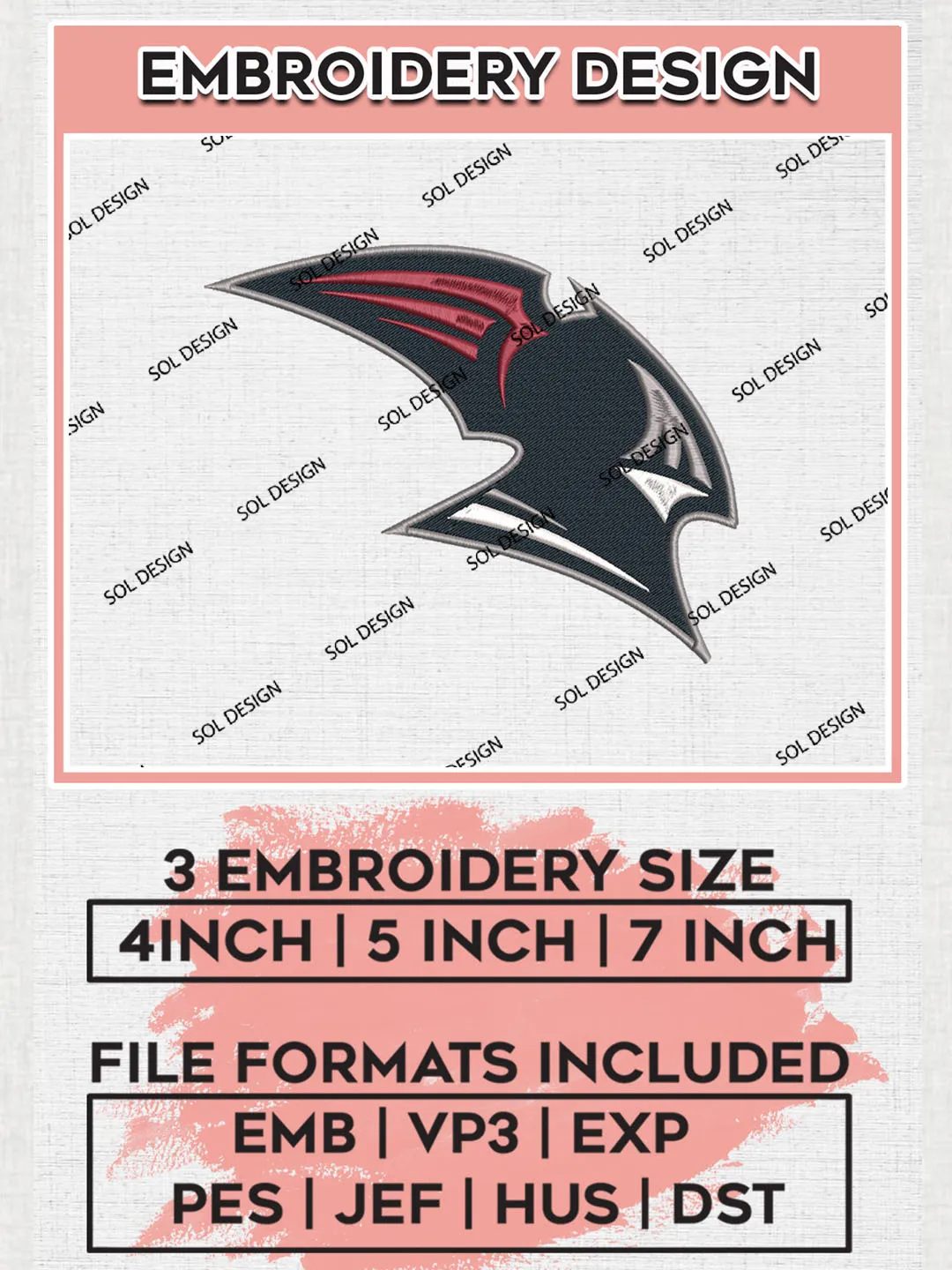 NCAA Bellarmine Knights Team Mascot Logo embroidery designs, NCAA ...