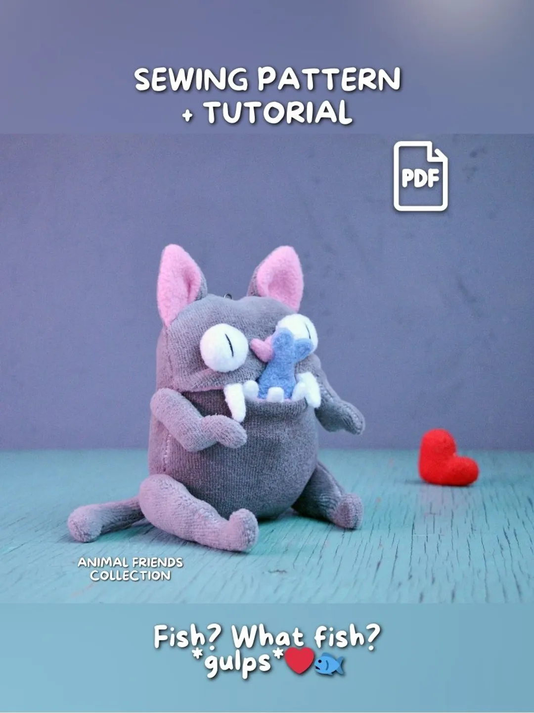 PDF Plush Lemon Pattern – Fleece Softie Toy Tutorial