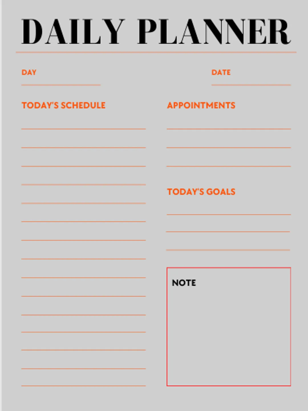 ADHD Productivity Planner Printable Bundle, Daily Weekly Planner, Habit ...