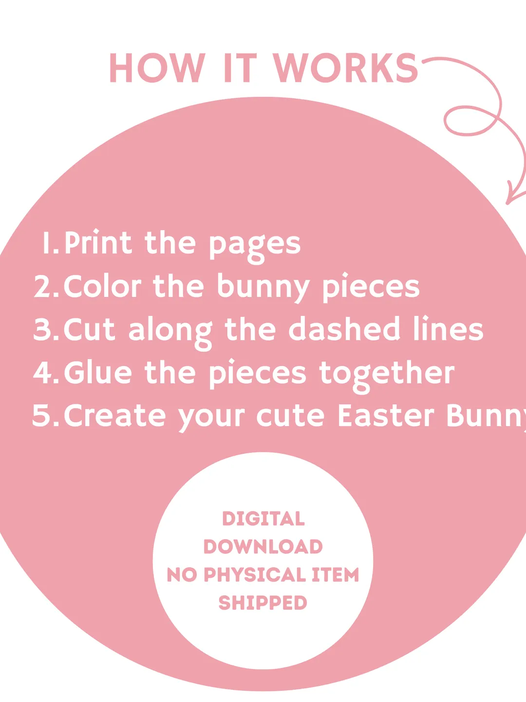 Easter Bunny Cut and Paste Craft | Printable Preschool Activity ...
