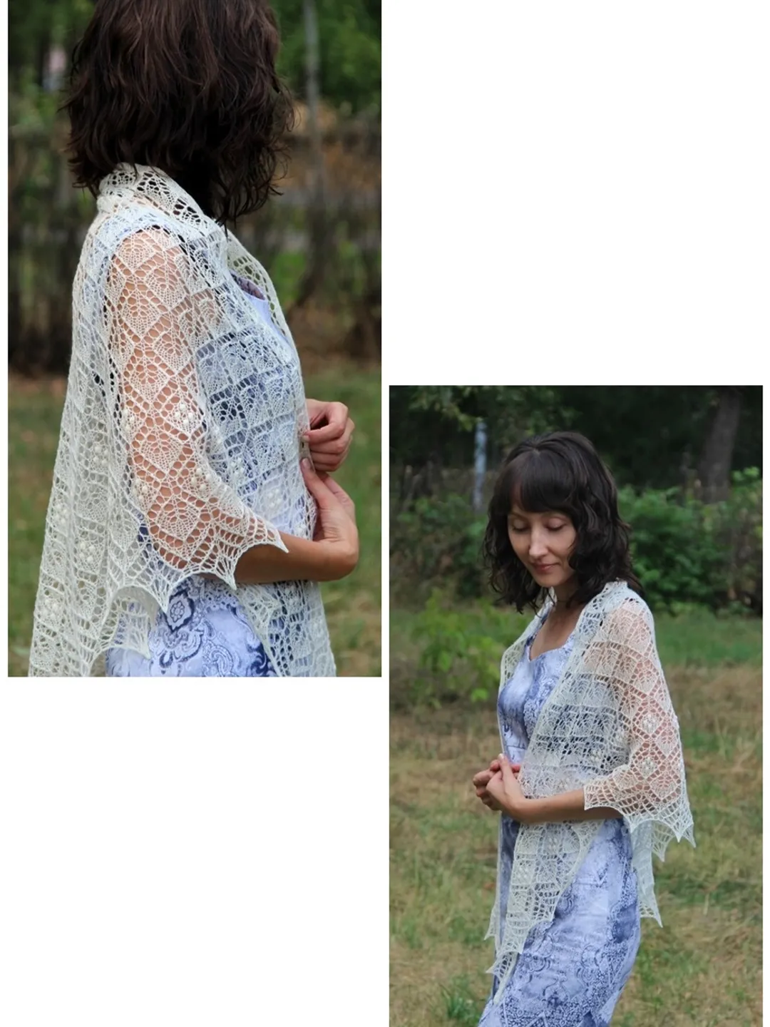 Free Quiet Evening Shawl Knitting Pattern