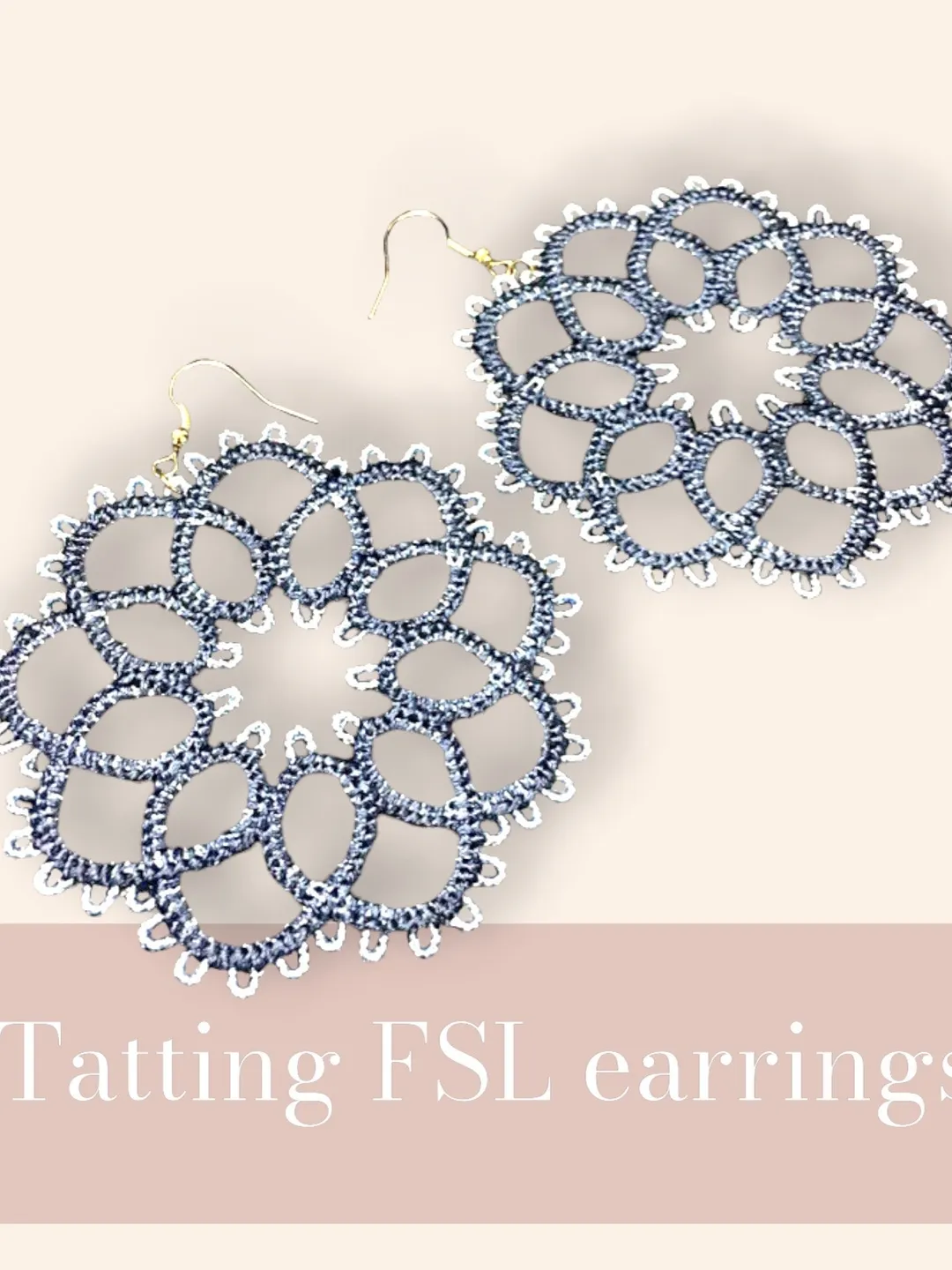 Free Standing Lace Earrings Tatting machine embroidery design FSL ...