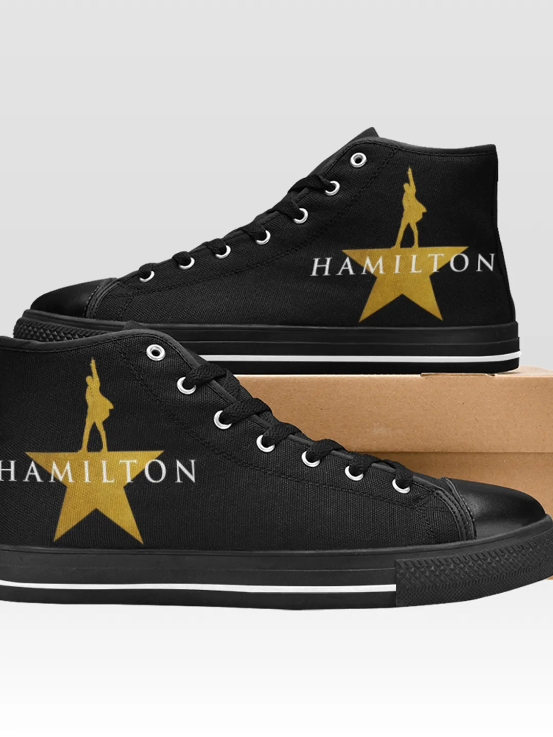 Hamilton Shoes, High-Top Sneakers, Handmade Footwear