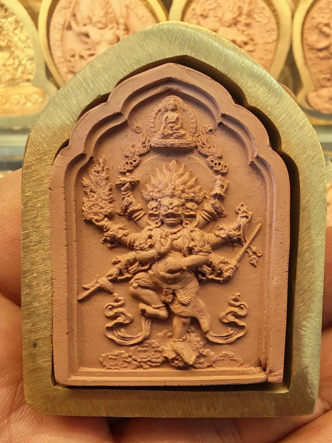 Ucchusma Tsa Tsa Mold - 5cm Height: Tibetan Buddha Statue Maker for ...