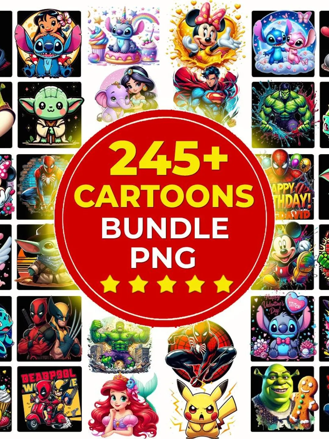245+ Funny Cartoon Characters PNG Bundle, Cartoons Svg, Cartoon Clipart ...