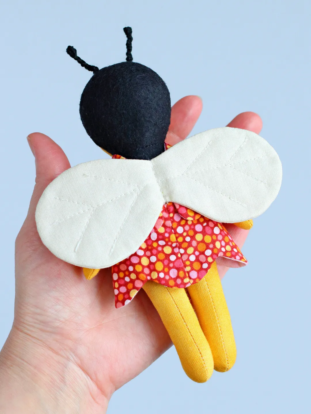 PDF Mini Bee (Bumblebee) Stuffed Animal Sewing Pattern