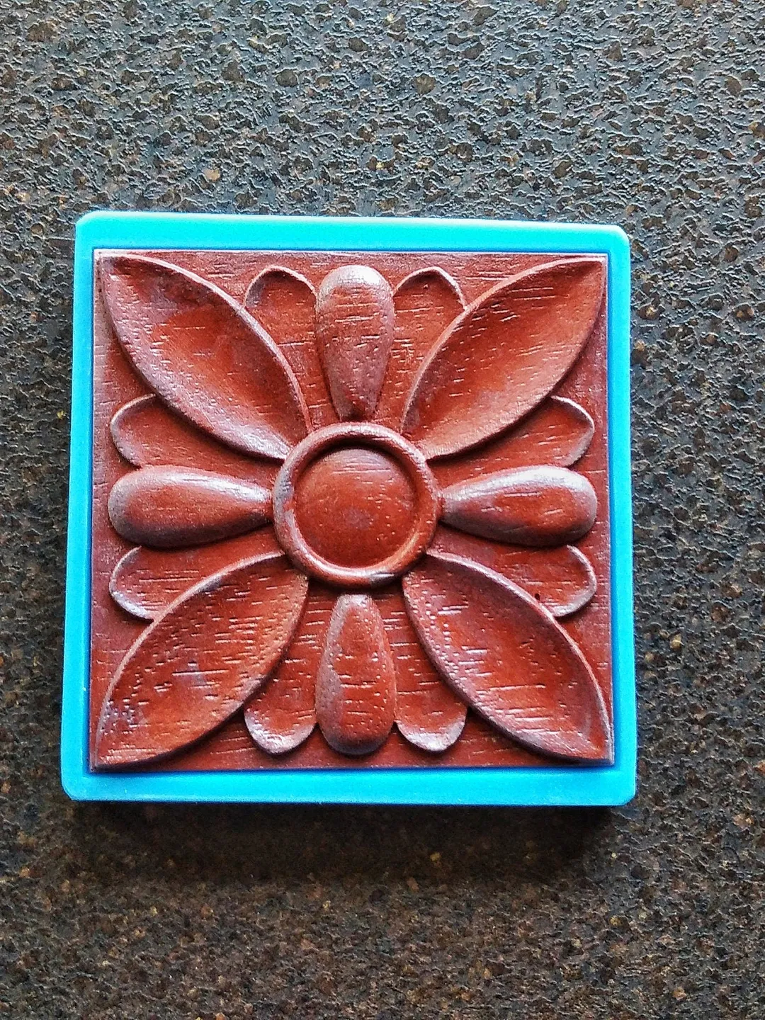 Silicone Mold for Square tile with texture 3,93 x 3,93in (10x10cm ...
