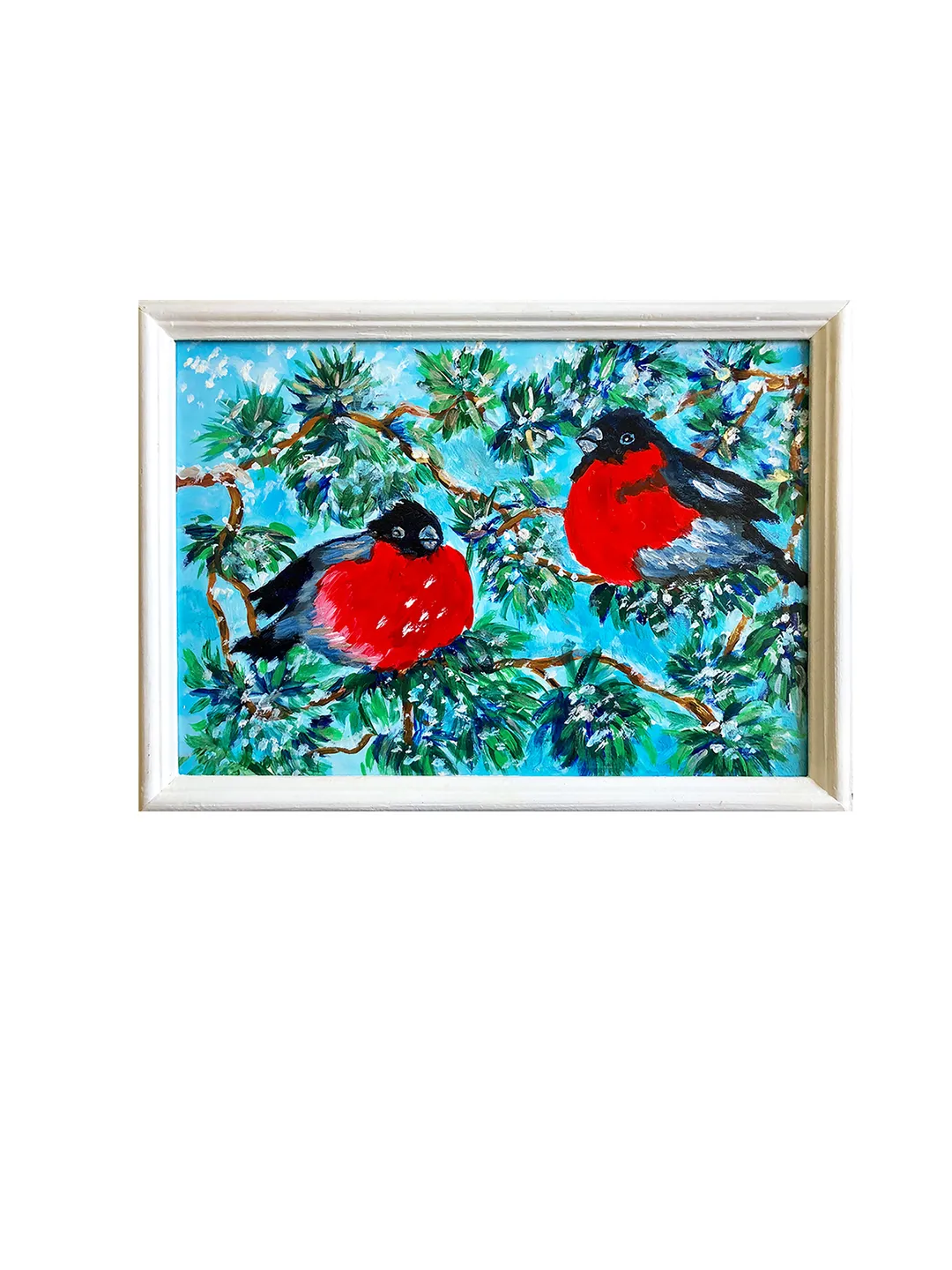 Acrylic Painting on Flying Eagle: Bold Bird Art in Impasto Style