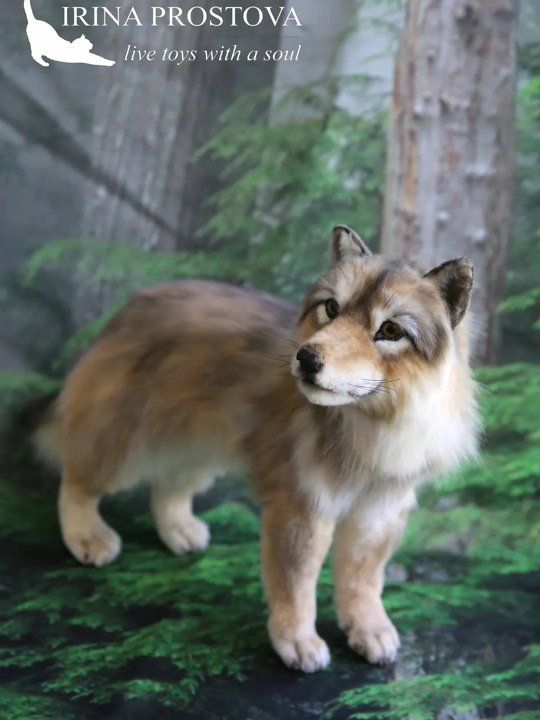 Pattern Wolf | Realistic sewing toy pattern | Wolf cub | Stuffed ...
