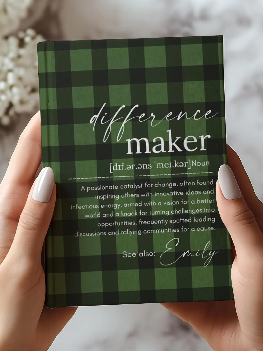 Personalized Difference Maker Journal with your name; Difference Maker ...