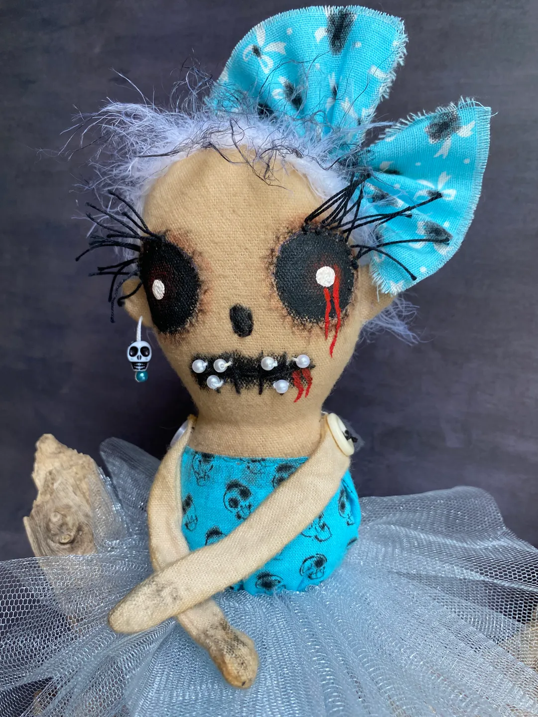 Halloween doll . Creepy rag doll for Halloween home decor . Cloth doll ...