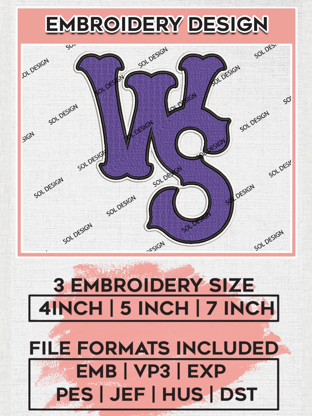 MiLB Winston-Salem Dash Embroidery Design Files, MiLB Winston-Salem ...