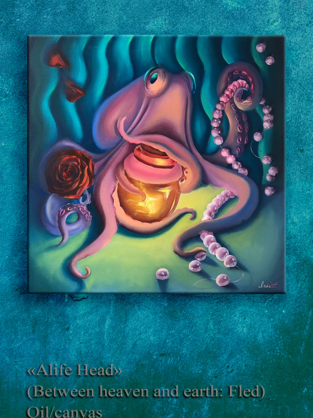 Octopus Painting Surrealism Original Art