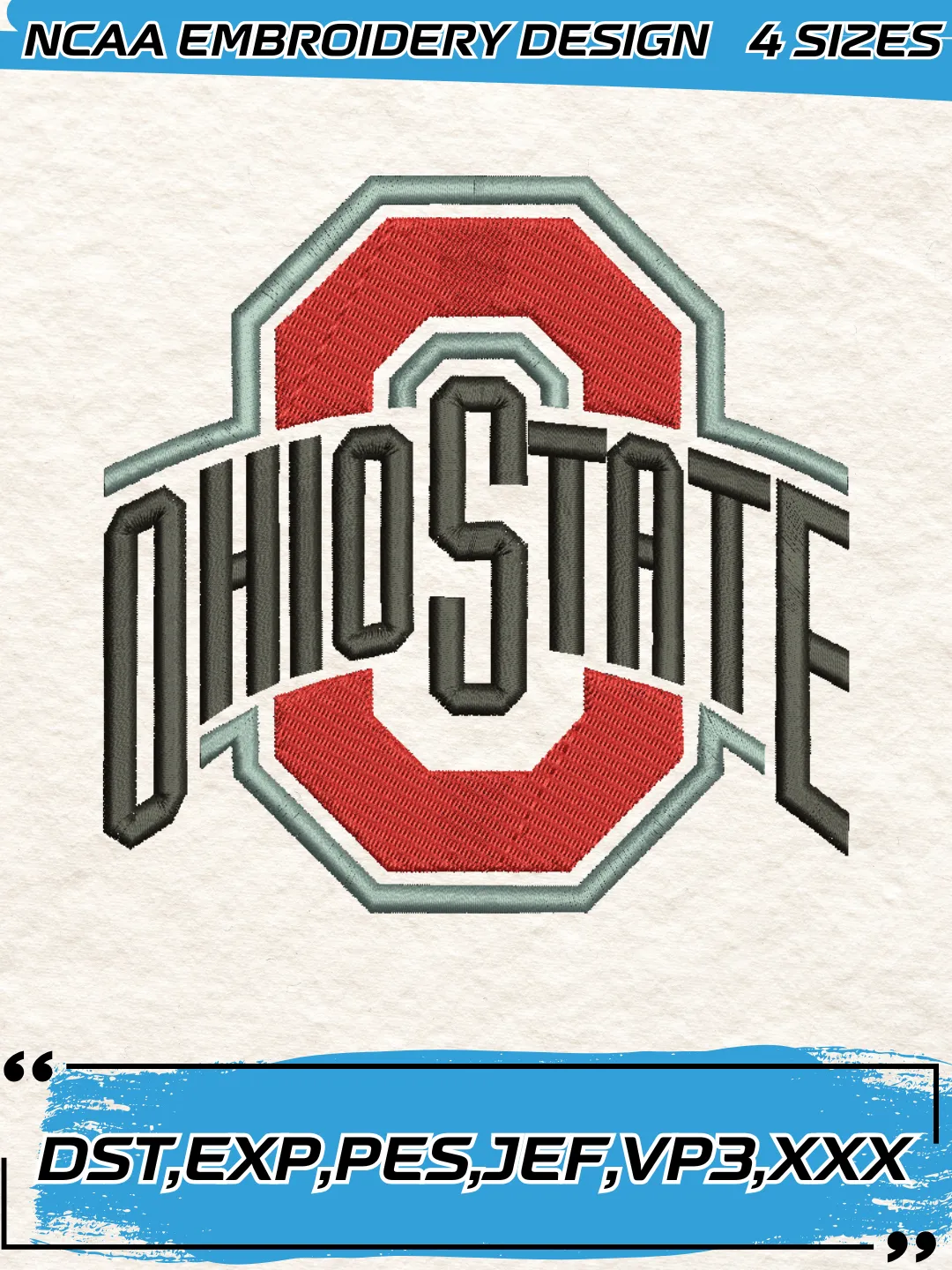 Ohio State Buckeyes Est 1870 Embroidery Designs, NCAA Ohio State ...