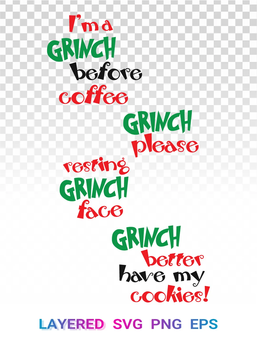 Girl Grinch Face SVG PNG, Pink Christmas Glam Cricut