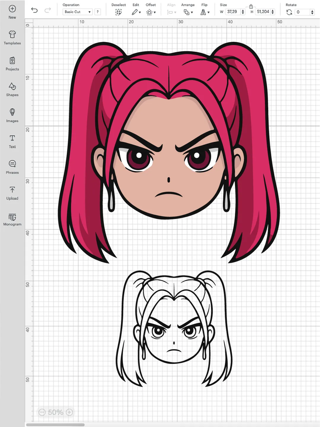 Mira SVG PNG, Kpop Demon Hunters Netflix, Anime Cricut